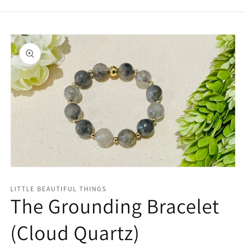 The Grounding Bracelet (Cloud Quartz) - Gem